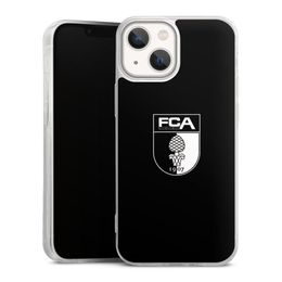 DeinDesign iPhone 13 Mini Handy Slim Case Silikon Handyh&uuml;lle transparent H&uuml;lle extra d&uuml;nn Logo Official Licensed Product Fc Augsburg Silikon Slim Case