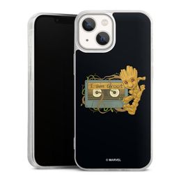 DeinDesign iPhone 13 Mini Handy Slim Case Silikon Handyh&uuml;lle transparent H&uuml;lle extra d&uuml;nn Guardians Of The Galaxy Groot Marvel Silikon Slim Case