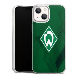 DeinDesign iPhone 13 Mini Handy Slim Case Silikon Handyh&uuml;lle transparent H&uuml;lle extra d&uuml;nn Sv Werder Bremen Official Licensed Product Coat Of Arms Silikon Slim 