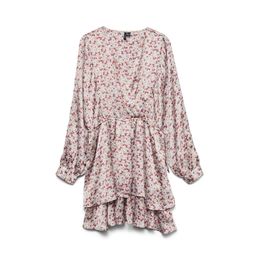 V&eacute;ro Moda Vero Moda Kleid 'VMFreja' Damen Gr&ouml;&szlig;e 36 hellgr&uuml;n / magenta / ros&eacute; / offwhite Sommerkleid