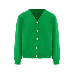 Sanika Strickjacke Damen Gr&ouml;&szlig;e XS/S gr&uuml;n