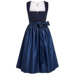 Dirndlstern Dirndl 'Herzmut' Damen Gr&ouml;&szlig;e 48 dunkelblau