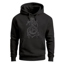 Neverless Sweatshirt 'Fenrir Odin' Herren Gr&ouml;&szlig;e S schwarz