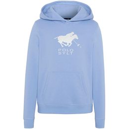 POLO SYLT Sweatshirt M&auml;dchen Gr&ouml;&szlig;e 158/164 hellblau / wei&szlig;