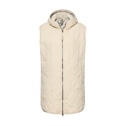 Camel Active Lange Weste mit Kapuze Damen Gr&ouml;&szlig;e XS hellbeige