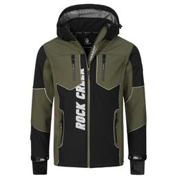 Rock Creek Outdoorjacke Herren Gr&ouml;&szlig;e XL dunkelgr&uuml;n / schwarz / wei&szlig;