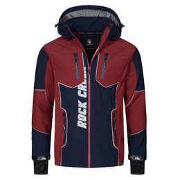 Rock Creek Outdoorjacke Herren Gr&ouml;&szlig;e S navy / dunkelrot / wei&szlig;