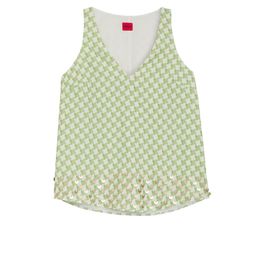 Hugo Blusentop 'Camaje-1' Damen Gr&ouml;&szlig;e XS creme / pastellgr&uuml;n / hellgr&uuml;n