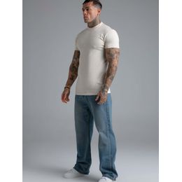 SikSilk T-Shirt Herren Gr&ouml;&szlig;e M creme
