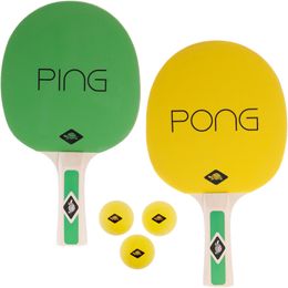 Donic Schildkr&ouml;t Donic-schildkr&ouml;t Tischtennis Set Herren Gr&ouml;&szlig;e one size beige / gelb / gr&uuml;n / schwarz