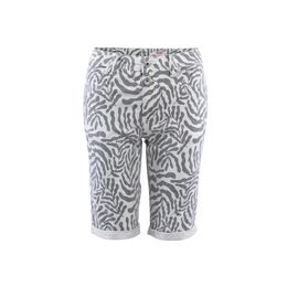 STOOKER WOMEN Shorts 'Korfu' Damen Gr&ouml;&szlig;e 36 dunkelgrau / white denim