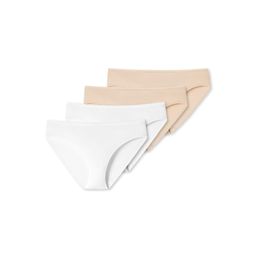 Schiesser Slip ' Serie "95/5" ' Damen Gr&ouml;&szlig;e L beige / sand / mischfarben / wei&szlig;