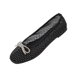 Palado By Sila Sahin Ballerina 'Palado Menera by Sila Sahin' Damen Gr&ouml;&szlig;e 42 schwarz Sommerschuhe