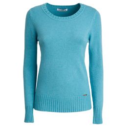 Influencer Pullover Damen Gr&ouml;&szlig;e L aqua