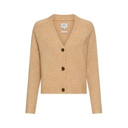 Camel Active Strickjacke mit Raglan&auml;rmeln und Knopfverschluss Damen Gr&ouml;&szlig;e 4XL beige