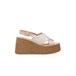Venezia Sandale 'Venezia' Damen Gr&ouml;&szlig;e 41 beige