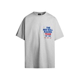 Red Bull Racing X Pepe Jeans T-shirt 'Pocket Print Tee' Herren Gr&ouml;&szlig;e M graumeliert