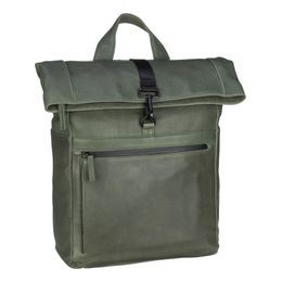 Leonhard Heyden Backpack 'Den Haag' male size One size Green / Black