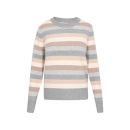 Sanika Pullover Damen Gr&ouml;&szlig;e XL camel / chamois / grau / hellgrau