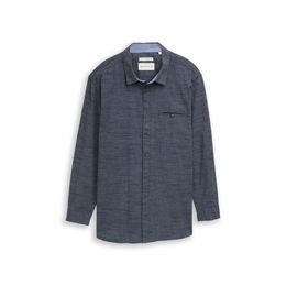 Tom Tailor Men + Button Up Shirt male size 5XL Navy
