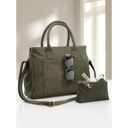 Handtasche mit Kosmetiktasche