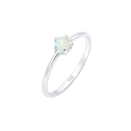 Elli Ring Damen Gr&ouml;&szlig;e 52 silber / perlwei&szlig;