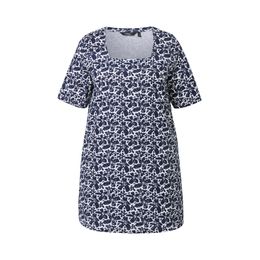 Ulla Popken Shirt female size XXL/XXXL marine blue / White