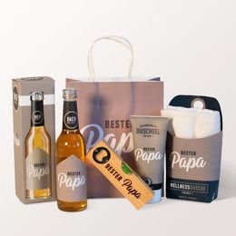 Geschenkbox &bdquo;Bester Papa&ldquo; | FloraPrima Blumenversand | Blumen und mehr versenden