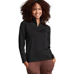 JOCKEY Sweatshirt 'EVERACTIVE 1/4 Zip' female size XL Black