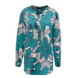 Aniston Selected Bluse Damen Gr&ouml;&szlig;e 4XL blau / navy / gr&uuml;n / wei&szlig;