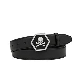 Philipp Plein G&uuml;rtel Herren Gr&ouml;&szlig;e 65 schwarz