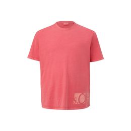 s.Oliver Men Big Sizes T-Shirt Herren Gr&ouml;&szlig;e XXL koralle
