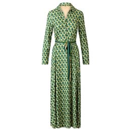 Kraimod Kleid Damen Gr&ouml;&szlig;e 44 beige / gr&uuml;n / limette / dunkelgr&uuml;n Sommerkleid