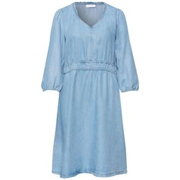 Street One Studio Kleid Damen Gr&ouml;&szlig;e 44 blue denim Sommerkleid