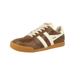 Gola Sneaker 'Elan Serpent' Damen Gr&ouml;&szlig;e 39 braun / schwarz / wollwei&szlig; Sommerschuhe