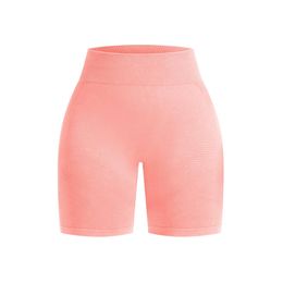 Smilodox Shorts Batik Scrunch Ruth Seamless Damen Gr&ouml;&szlig;e XL pfirsich