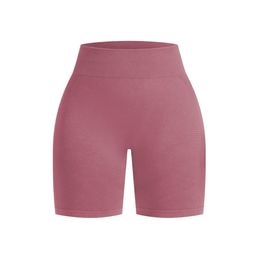 Smilodox Shorts Batik Scrunch Ruth Seamless Damen Gr&ouml;&szlig;e M altrosa