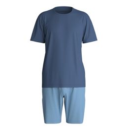 Calida Pyjama kurz 'Cotton Special' Herren Gr&ouml;&szlig;e S graphit