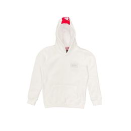 Alpha Industries Sweatshirt 'Red Stripe' Jungen Gr&ouml;&szlig;e 152 wei&szlig;