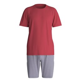 Calida Pyjama kurz 'Cotton Special' Herren Gr&ouml;&szlig;e XL beere