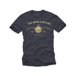 Makaya Shirt 'The World Behind' Herren Gr&ouml;&szlig;e XXXL basaltgrau