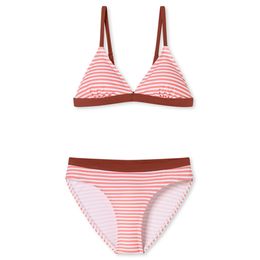 Schiesser Bikini ' Aqua Teens Girl ' M&auml;dchen Gr&ouml;&szlig;e 164 pink / naturwei&szlig;