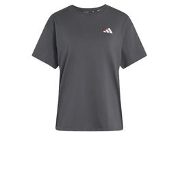 adidas Sportswear Performance Shirt 'EMBROIDERY PACK LOOSE GRAPHIC' female size XS Stone / White