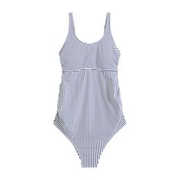 bonprix Swimsuit female size 4XL Dark blue / Red / White