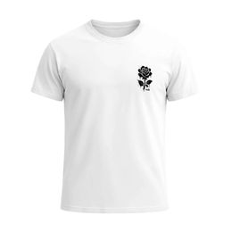 Neverless Shirt 'Graffiti Rose' Herren Gr&ouml;&szlig;e S wei&szlig;
