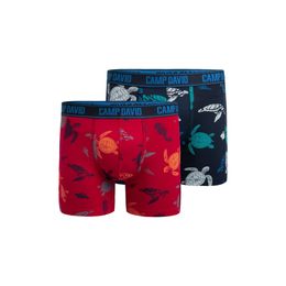 CAMP DAVID Boxer shorts male size M Blue / Red