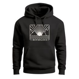 Neverless Sweatshirt 'Sonnenuntergang' male size XL Black