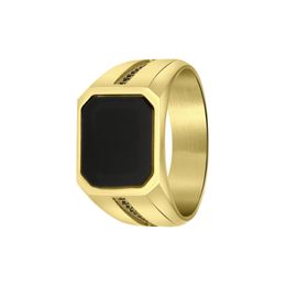 Lucardi Ring Herren Gr&ouml;&szlig;e 66 gold