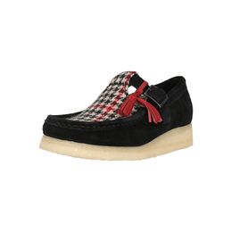 Clarks Halbschuhe 'Wallabee T Bar' Damen Gr&ouml;&szlig;e 39 schwarz Sommerschuhe