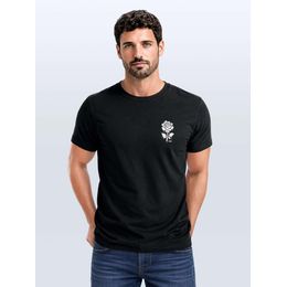 Neverless Shirt 'Graffiti Rose' male size XS Black